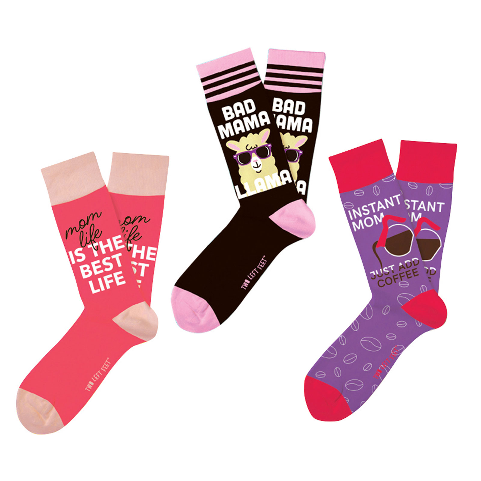 Two Left Feet Socks For Mom