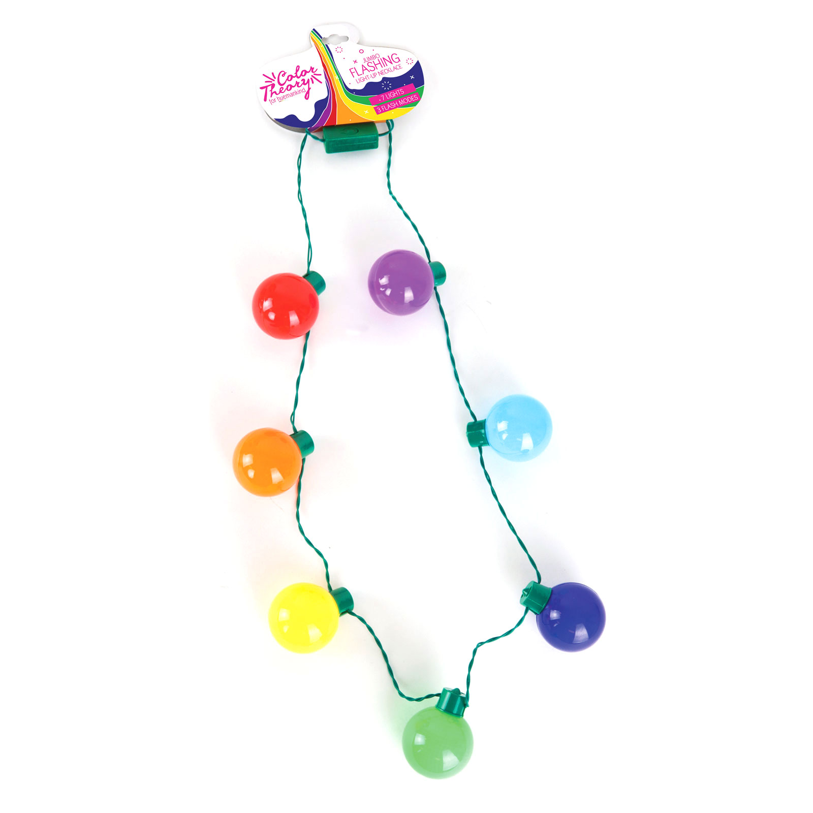 Color Theory JUMBO Light-Up Flashing Necklace