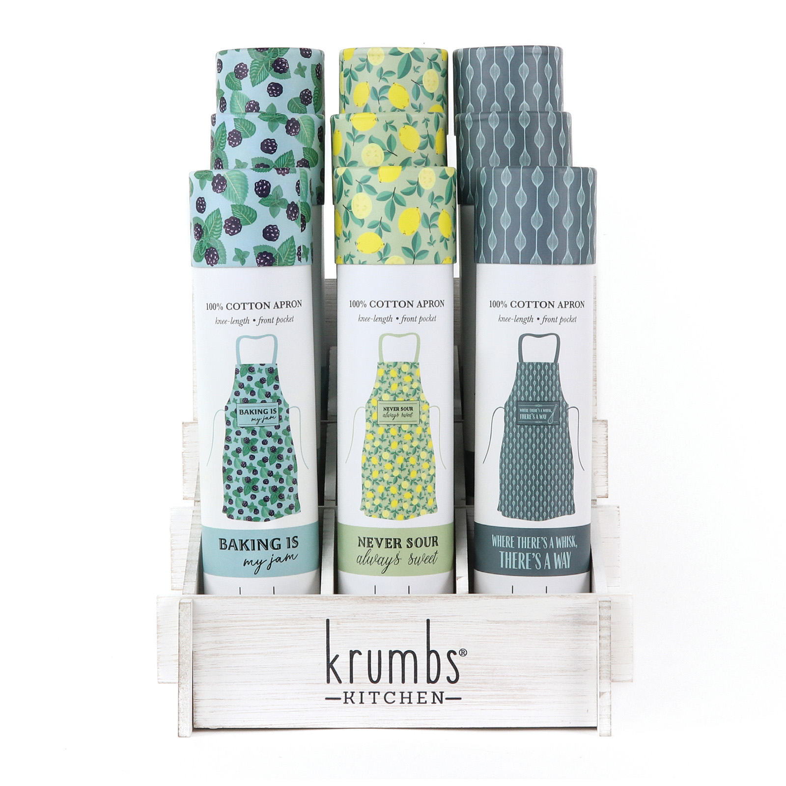 Krumbs Kitchen Farmhouse Cotton Aprons