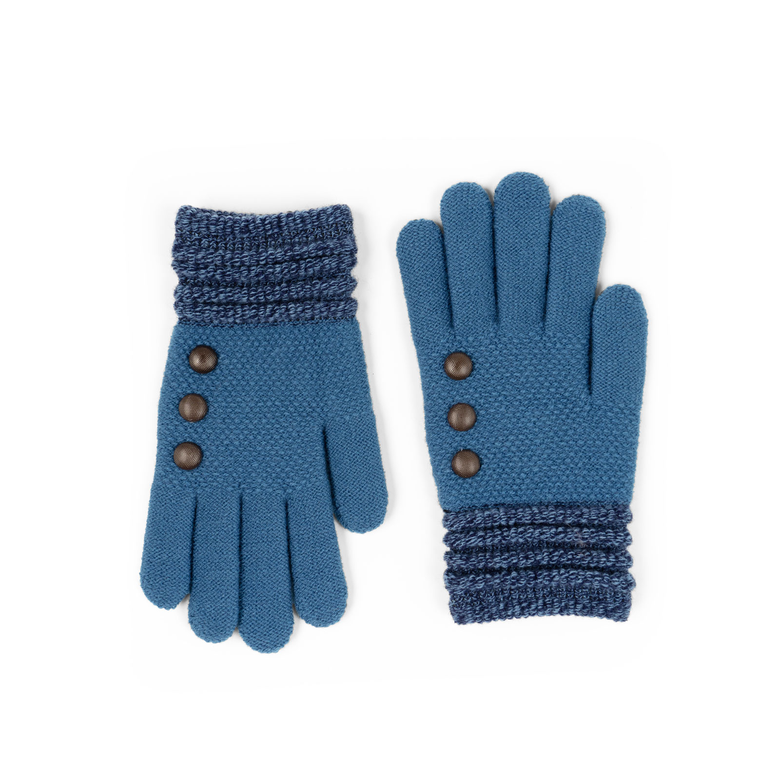 Britt's Knits Blue Originals Gloves 6pc
