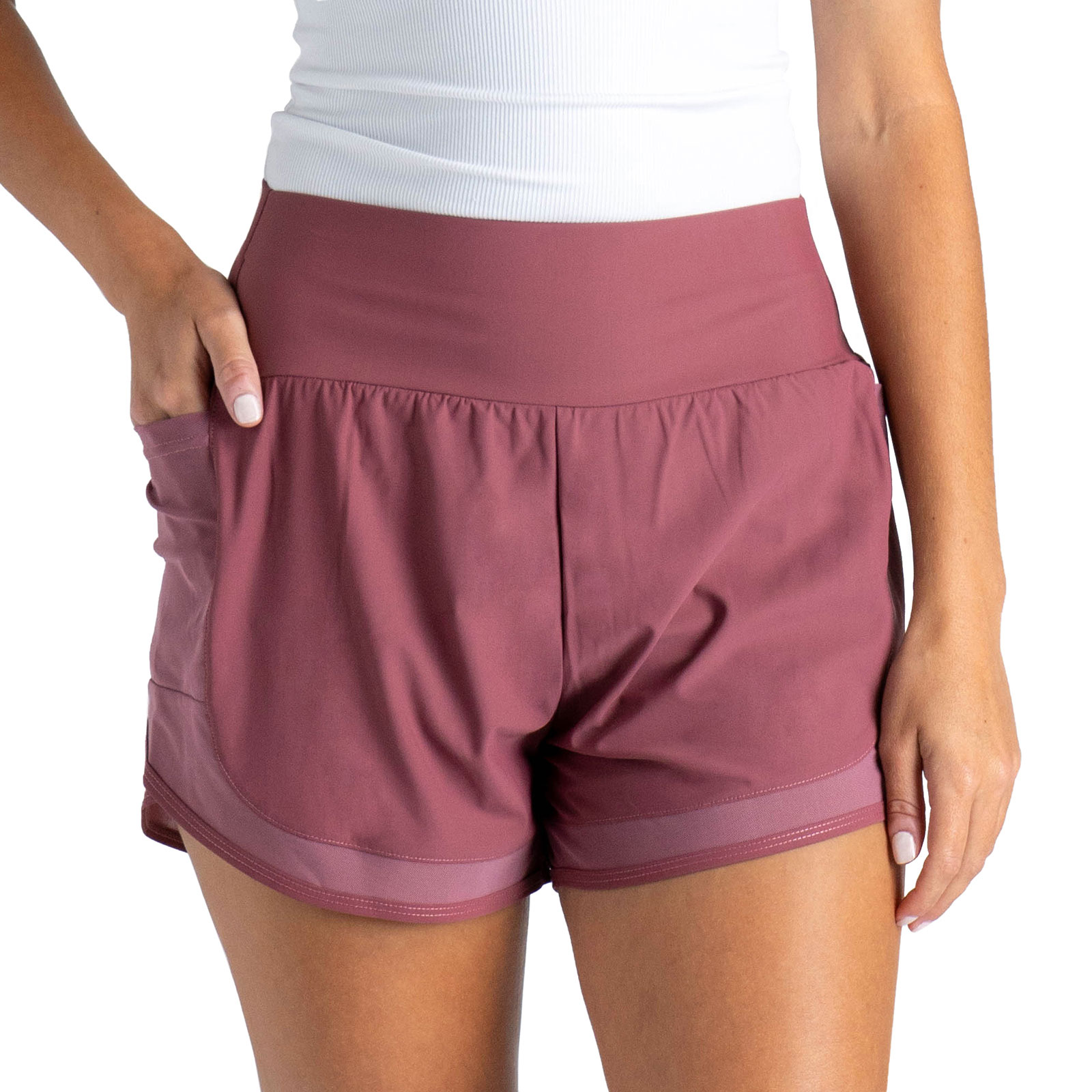 FITKICKS Pink Airlight Track Shorts