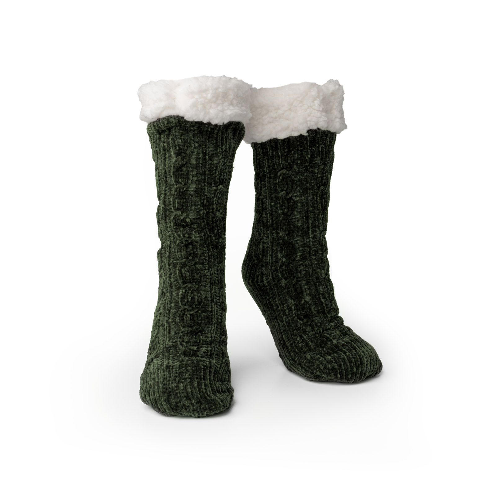 Britt's Knits Green Beyond Soft Slipper Socks 6pc