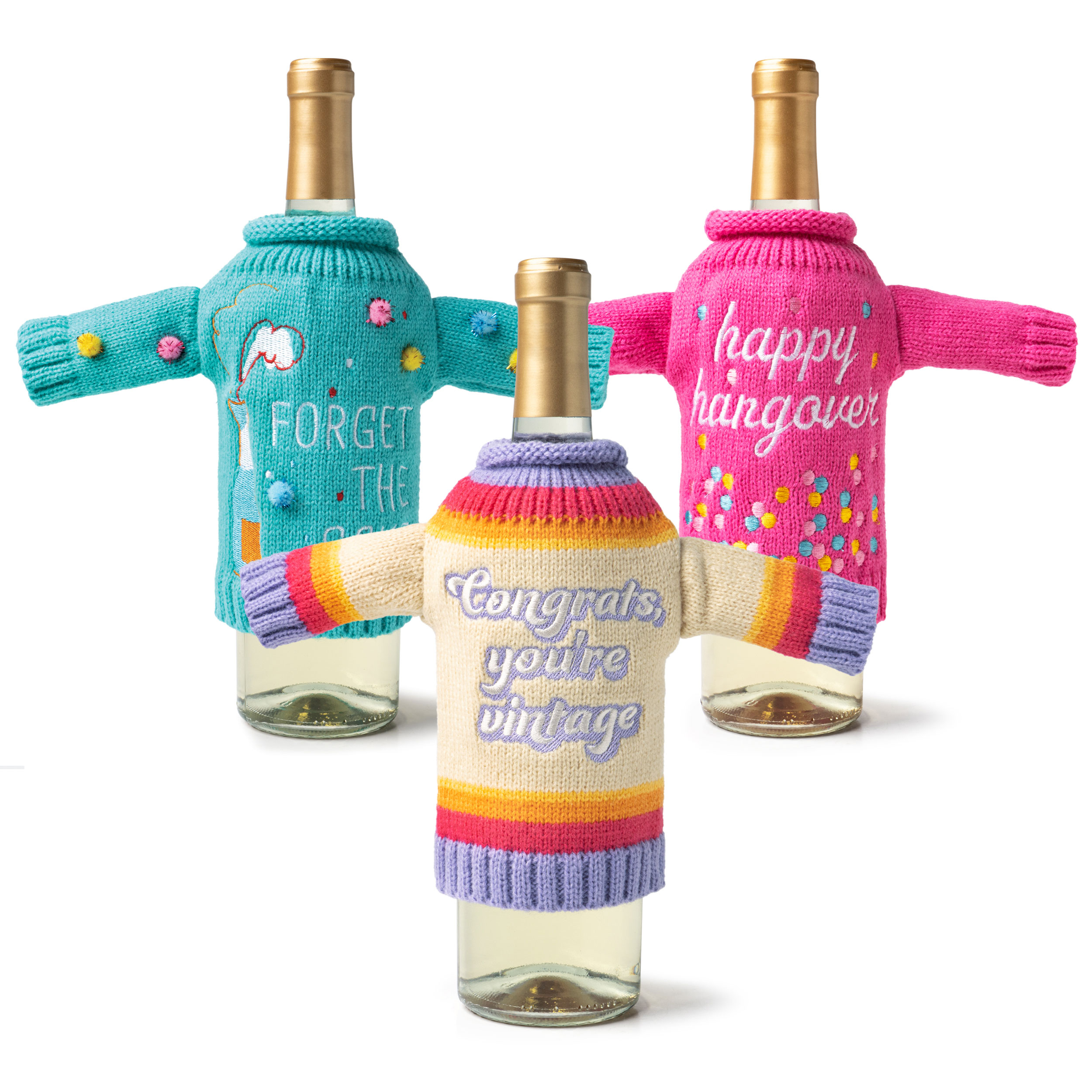 TLF It's Yo Birthday Wine & Bottle Sweater